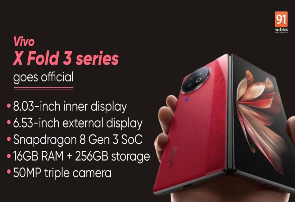 Vivo X Fold 3: Redefining the Foldable Smartphone Experience